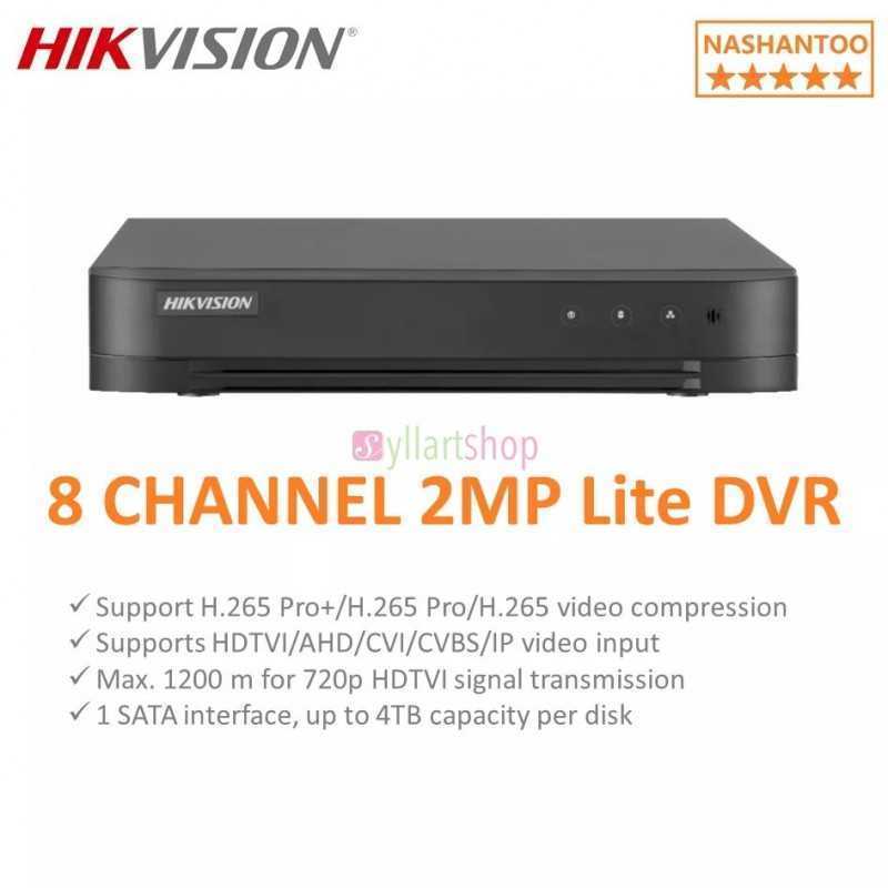 Kit vidéosurveillance HIKVISION TVI-8CH4D4B-2MP-ECO K 8CH 2MP Lite Turbo HD sans disQue