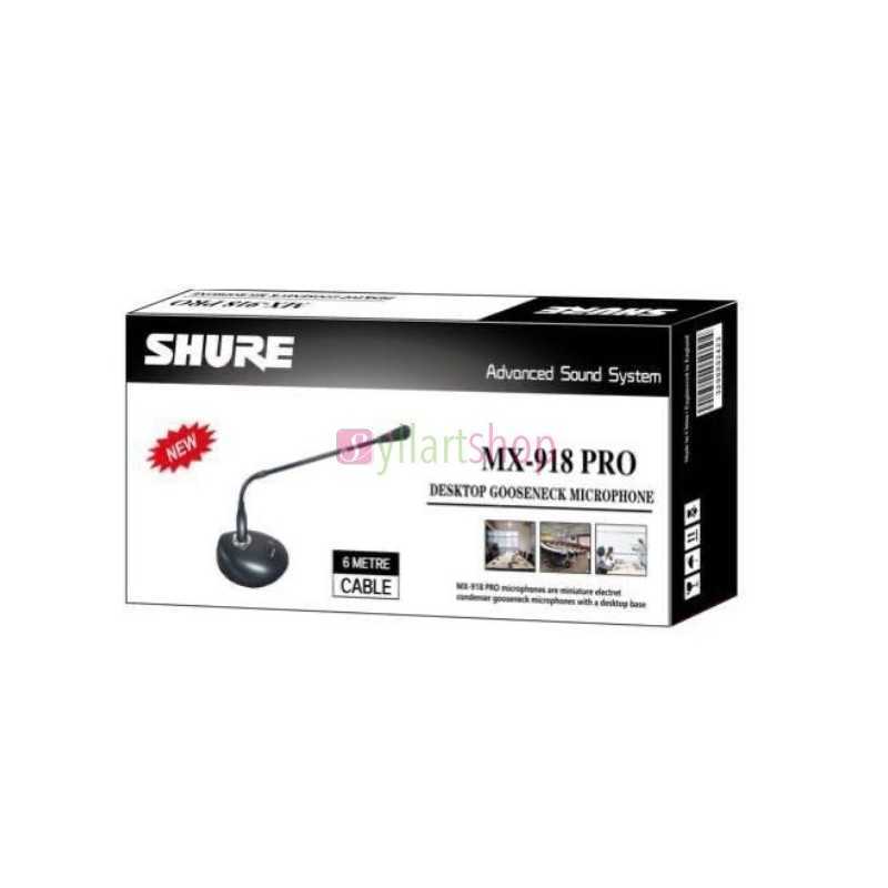 Microphone de conférence sans fil de bureau Shure MX918 PRO