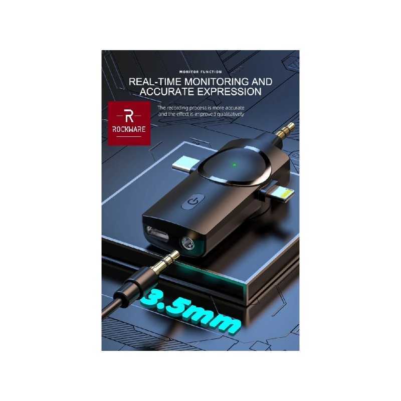 Micro Cravate Sans Fil Compact pour Smartphone (USB-C & Lightning ...