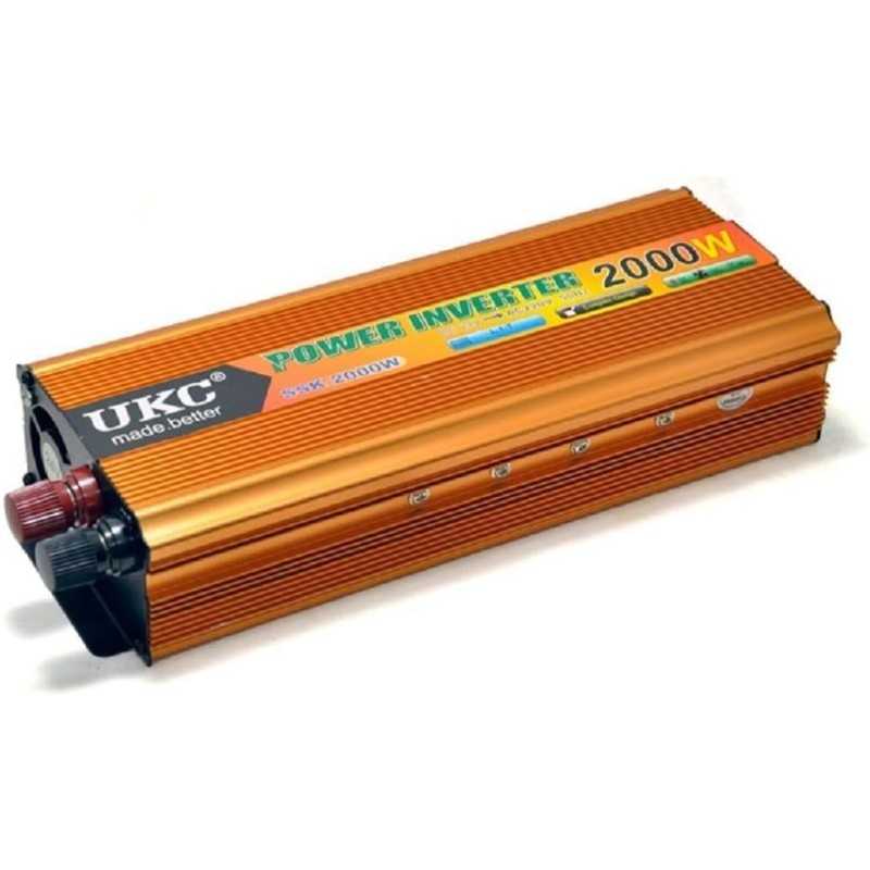 Onduleur Solaire UKC SSK-2000W 1500W / 2000W / 12 V à 220 V