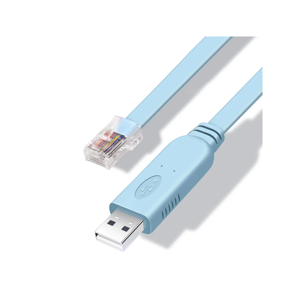 Câble de Console USB vers RJ45 (RS232) | 1.8m | FTDI | Compatible Cisco ...
