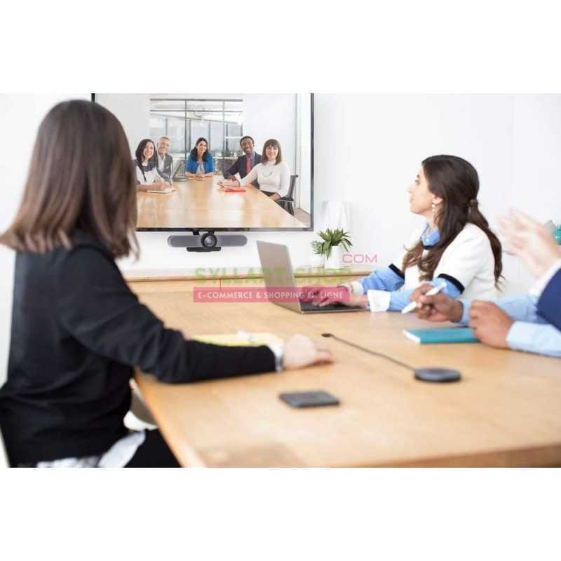 Logitech MeetUp Caméra 4K Ultra HD pour salles de conférence Noir